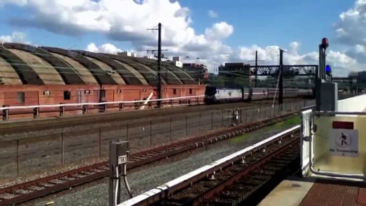 Train action throughout the Metro System in Washington DC and Amtrak ...