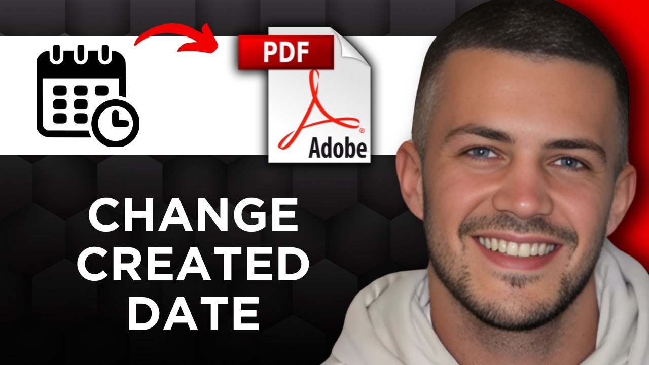 How to Change the Created Date on a PDF (Step By Step) - YouTube