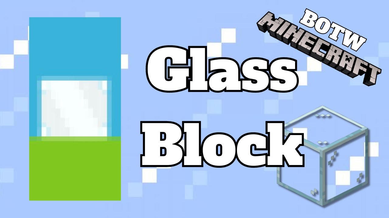 Minecraft BOTW - Glass Block Banner Design - It's Banner Time! - YouTube