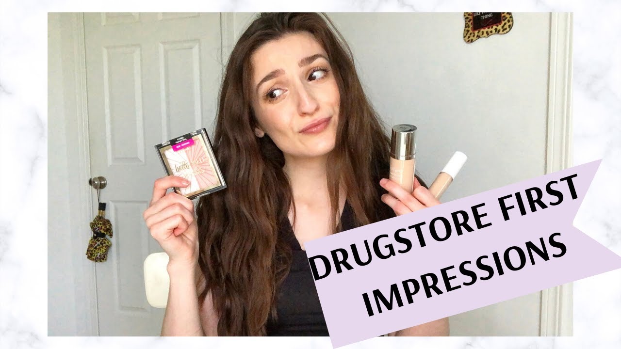DRUGSTORE MAKEUP First Impressions - Success?? - YouTube