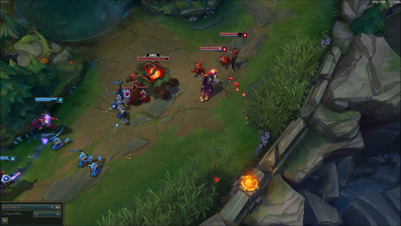 League of Legends - Redbuff folgt Rakan über die ganze Map ?! - YouTube
