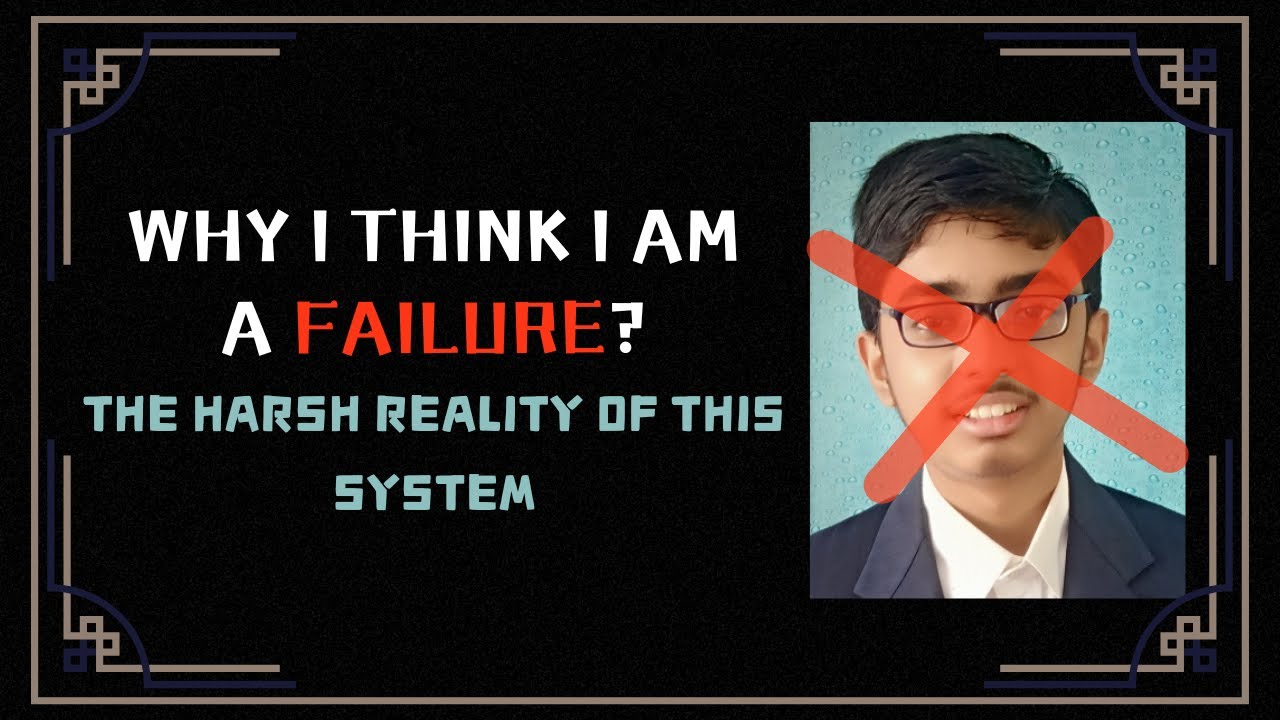 So you wanna do something different? Listen to my story... Why I think I am a failure # ...