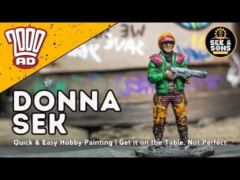 Painting Grandma Donna Sek — The Sweetest Nightmare in Mega-City One
