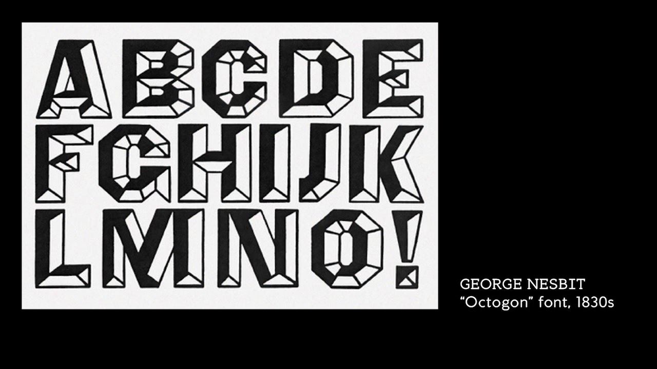 Ideas from the History of Graphic Design: An Exaggeration of Type - YouTube