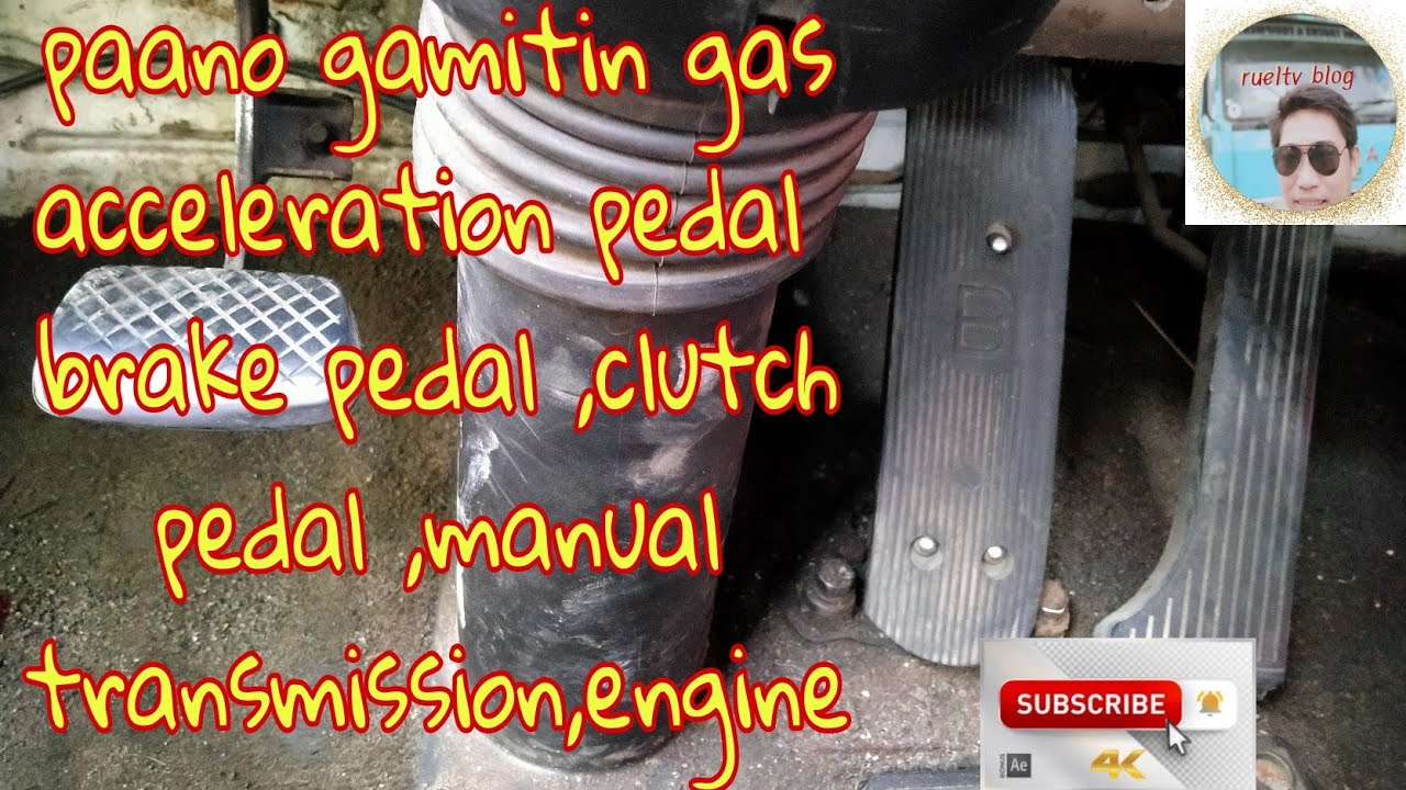 ,paano gamitin ang clutch pedal brake pedal gas pedal / how to use ...