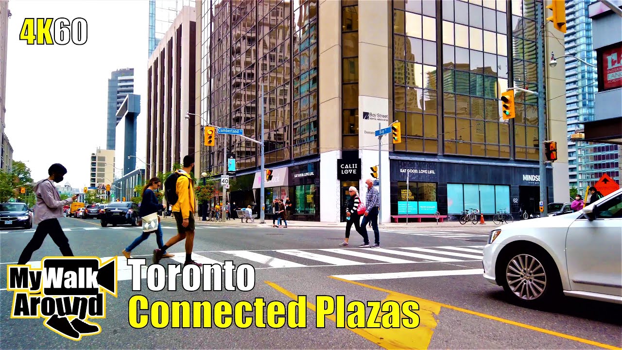 Downtown Toronto's connected Plazas - Cumberland Terrace, Hudson's Bay ...