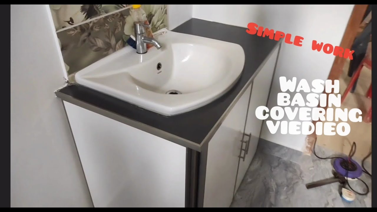 aluminium fabrication work -wash basin covering vidieo - YouTube
