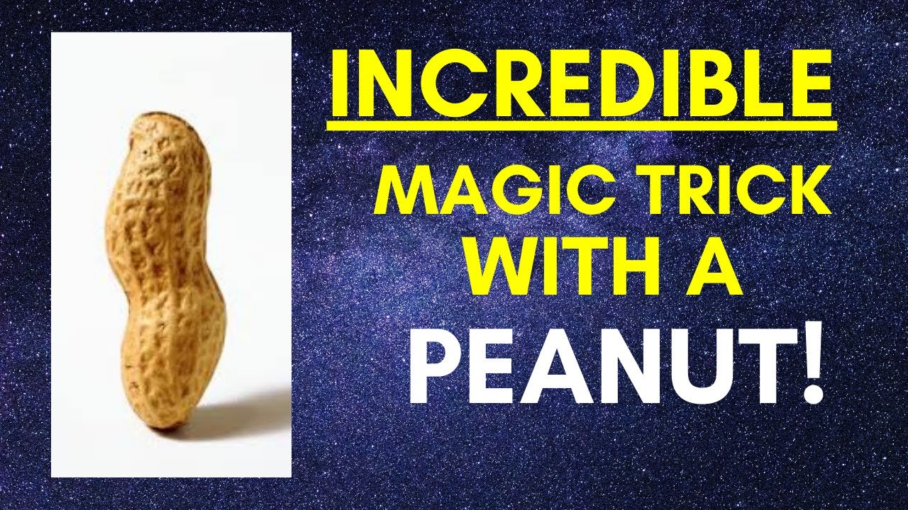 HOW TO DO Incredible Magic Trick with a PEANUT! (Jay Sankey Magic Trick ...