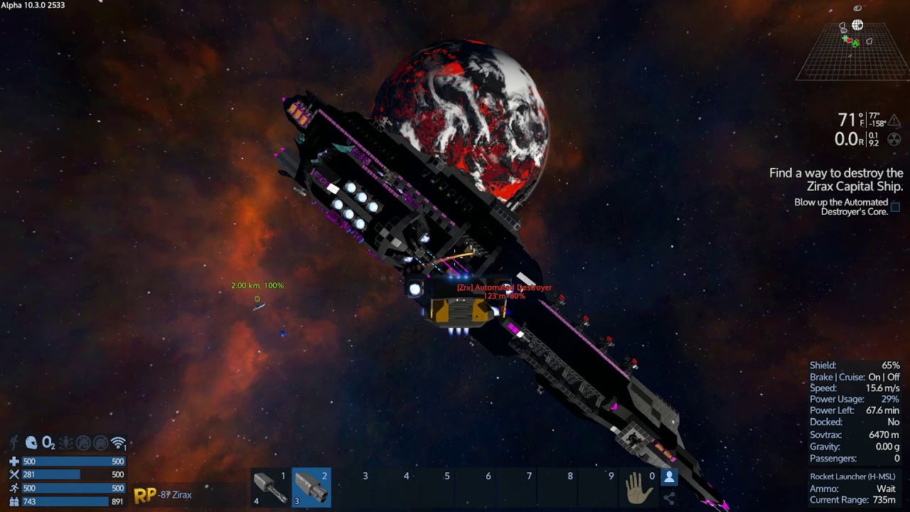 Empyrion Galactic Survival S3.1 E11 Mission 3 SV vs CV - YouTube