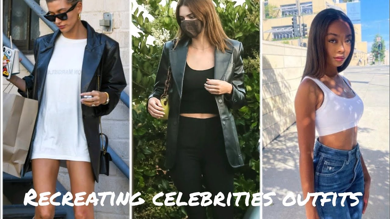 Recreating celebrities outfits|Episode 1 - YouTube