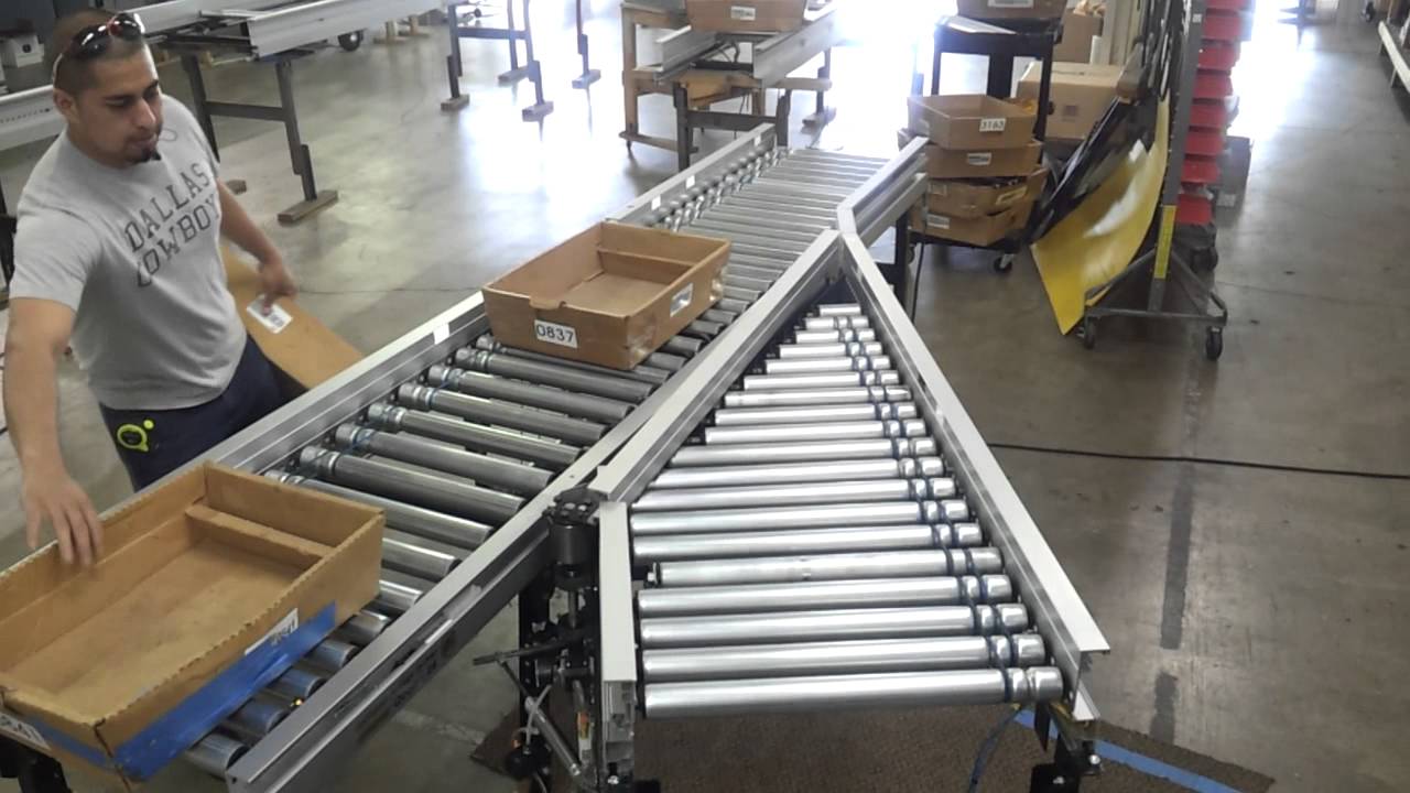 30º Swing Arm Divert (Pneumatic) - YouTube