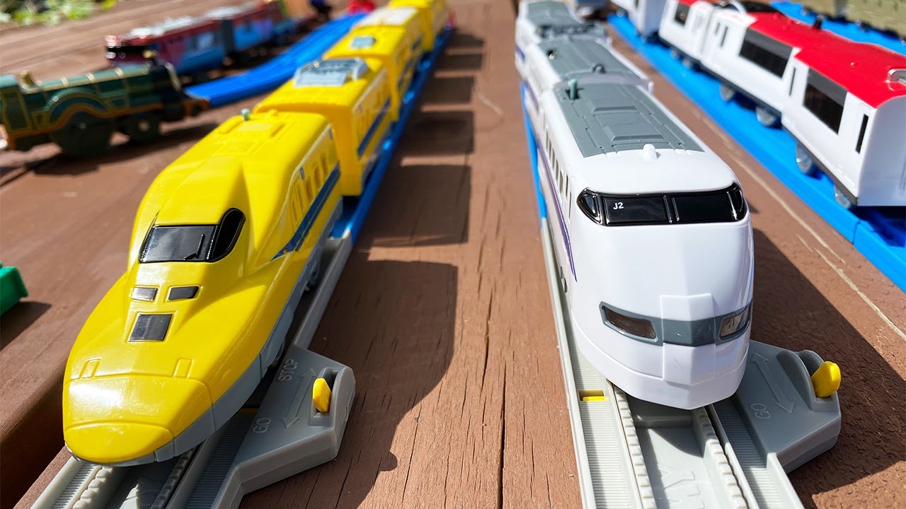 Dr yellow shinkansen plarail | long_long_shinkansen - YouTube