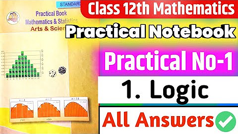 Class 12th Mathematics Practical Notebook All Answers | Class 12th Math ...