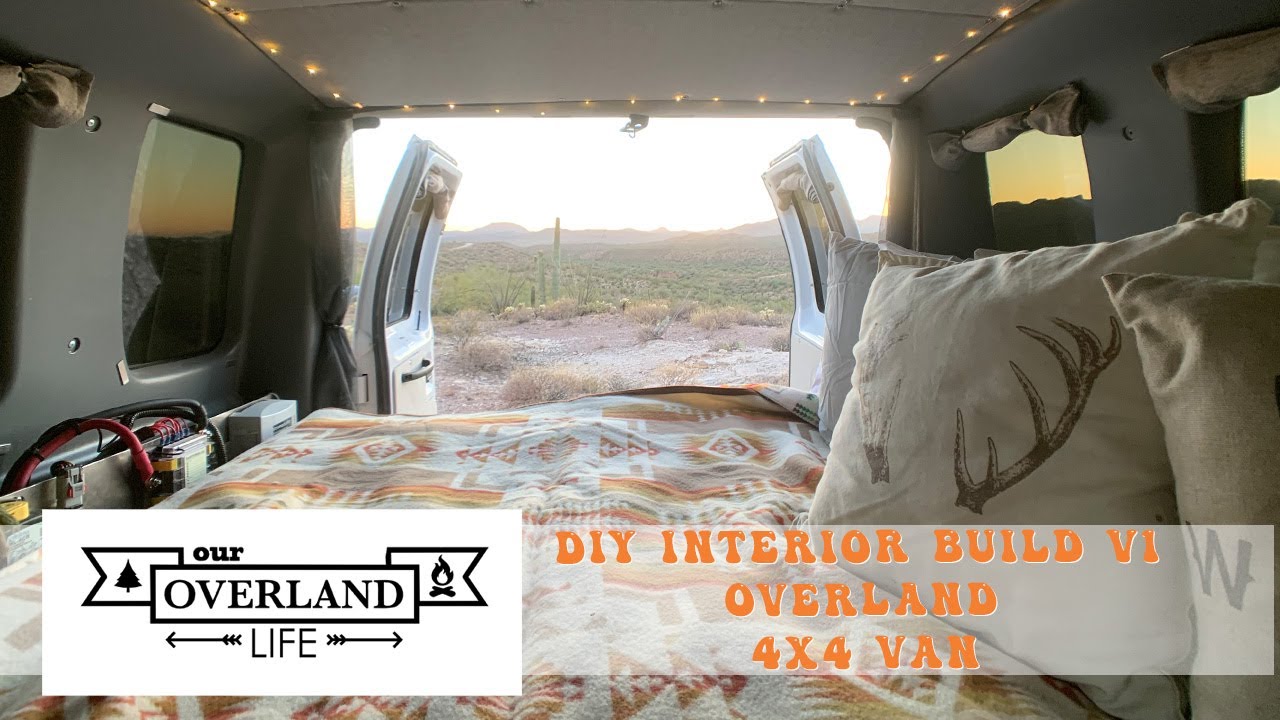 Walkthrough - DIY Interior Build on Ford E350 Overland 4x4 van ...