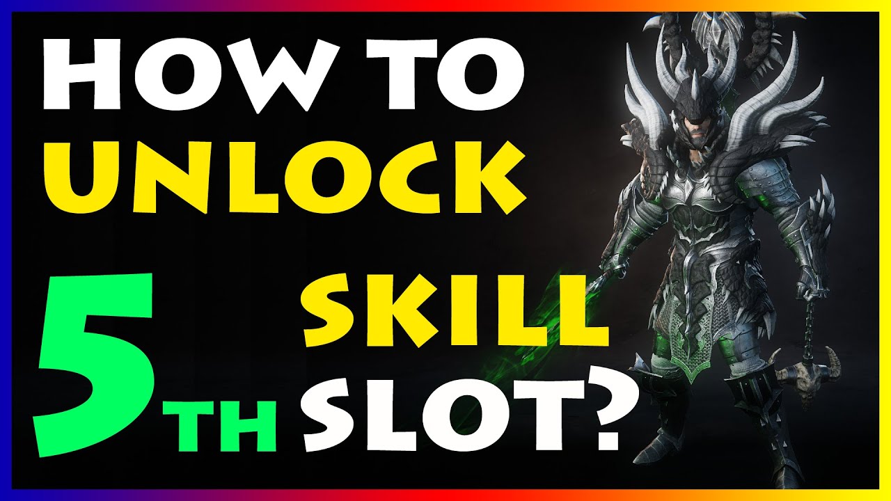 Wolcen Chronicle 1: Bloodtrail - How To Unlock 5th Skill Slot? - YouTube