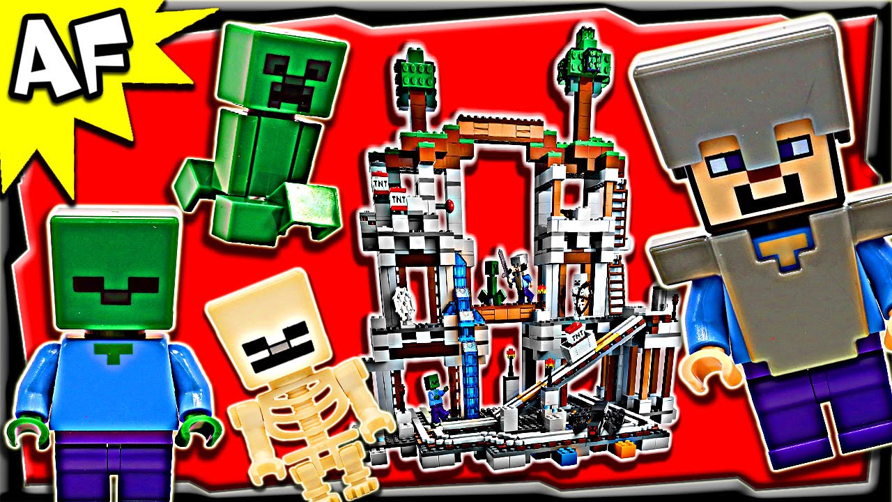 Lego Minecraft The MINE 21118 Stop Motion Build Review - YouTube