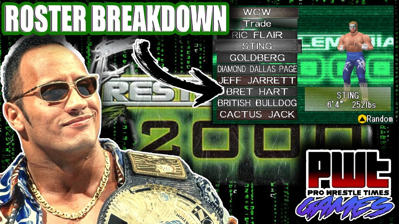 WWF WrestleMania 2000 N64 (CUSTOM ROSTER BREAKDOWN) | PWT Games - YouTube