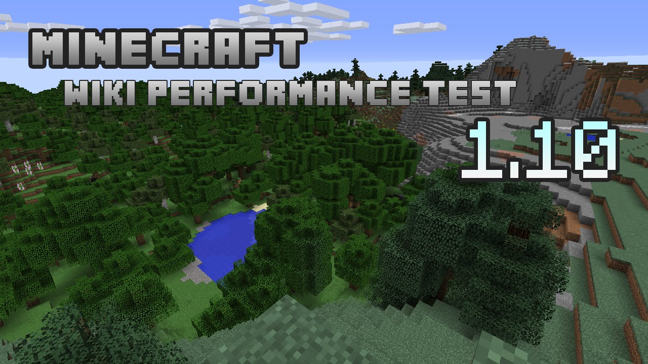 Wiki Performance Test — Minecraft 1.10 - YouTube