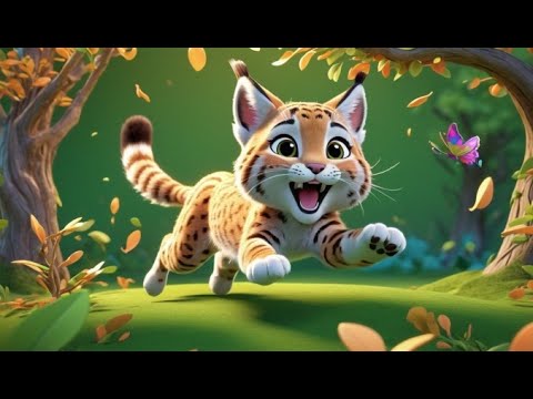 Bobcat Paws Go Pounce Pounce Pounce | English Nursery Rhyme | Kids ...