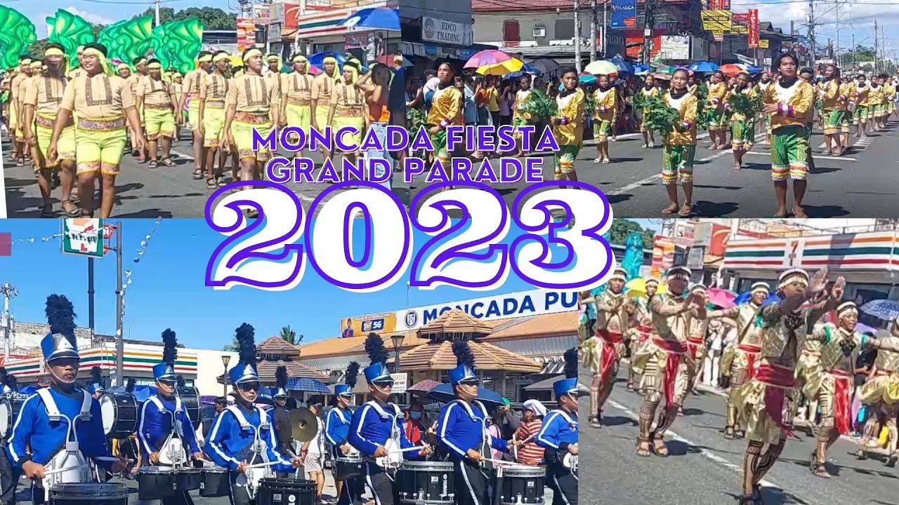 Moncada Town Fiesta Grand Parade 2023 - YouTube