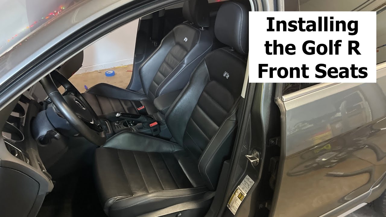 Installing the Golf R Front Seats (Golf R Seat Install Ep.4) - YouTube