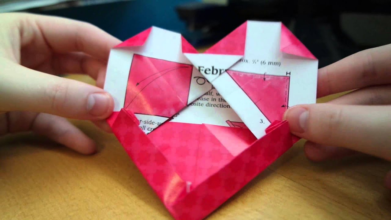 Origami Calendar | Locked Message - YouTube
