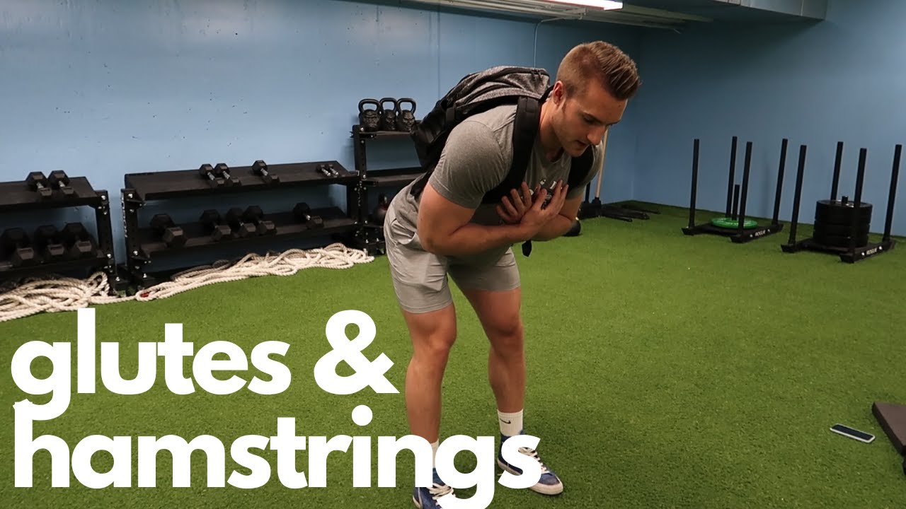 At-Home Hinge Workout | Using a Back Pack - YouTube