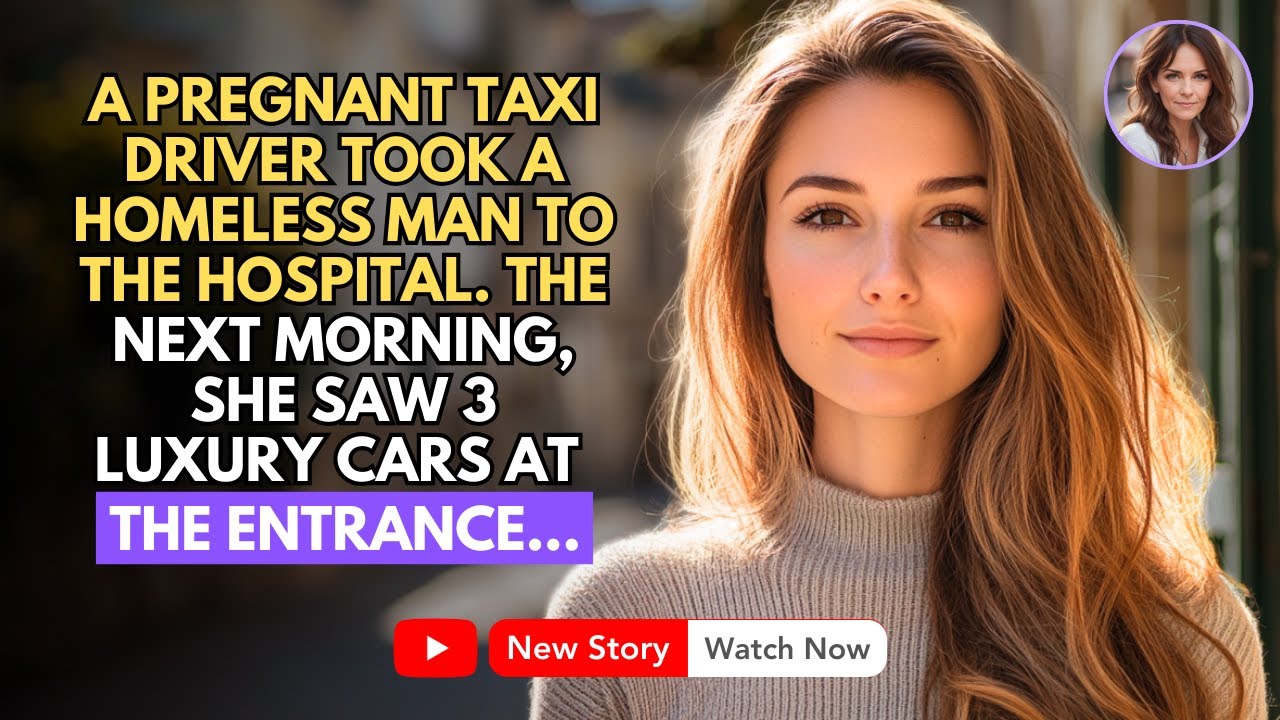 A PREGNANT TAXI DRIVER TOOK A HOMELESS MAN TO THE HOSPITAL. THE NEXT ...
