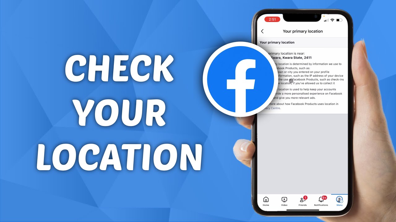 How to Check your Location on Facebook - YouTube