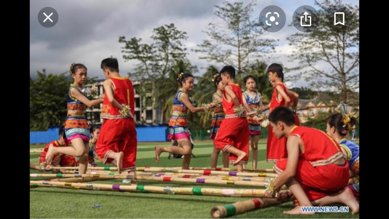 Cheraw Dance, the Famous Bamboo Dance of Mizoram #BambooDance#Mizoram# ...