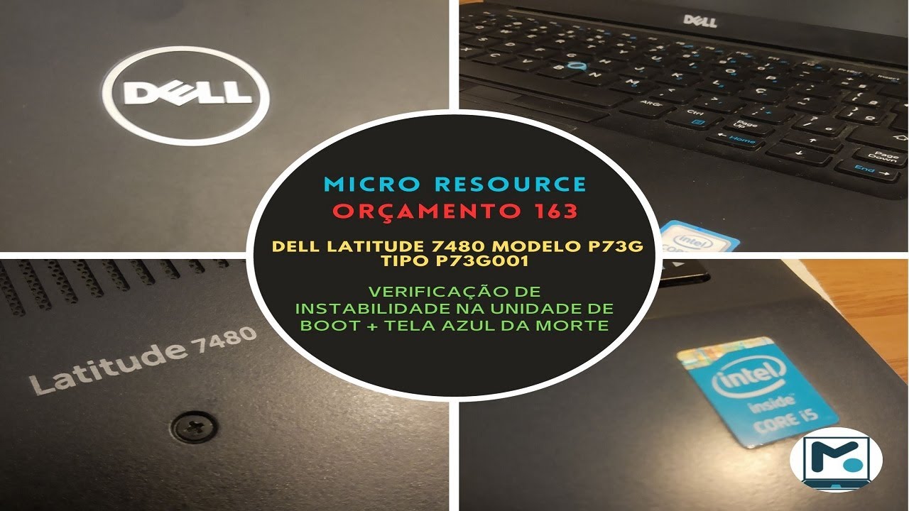 Dell Latitude 7480 - P73G - vídeo 4 ADICIONAL - Como corrigir a ...