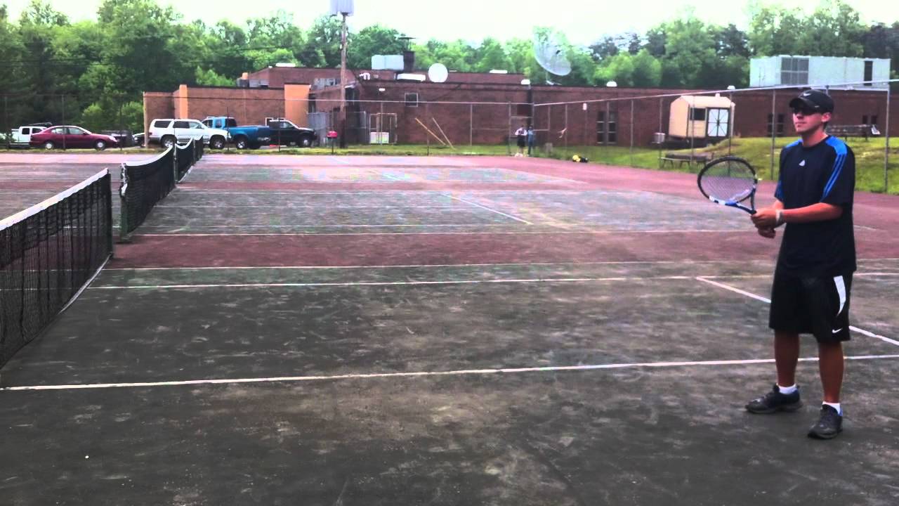 How To Spike In Tennis-OnlineTennisLessons Mjnc - YouTube