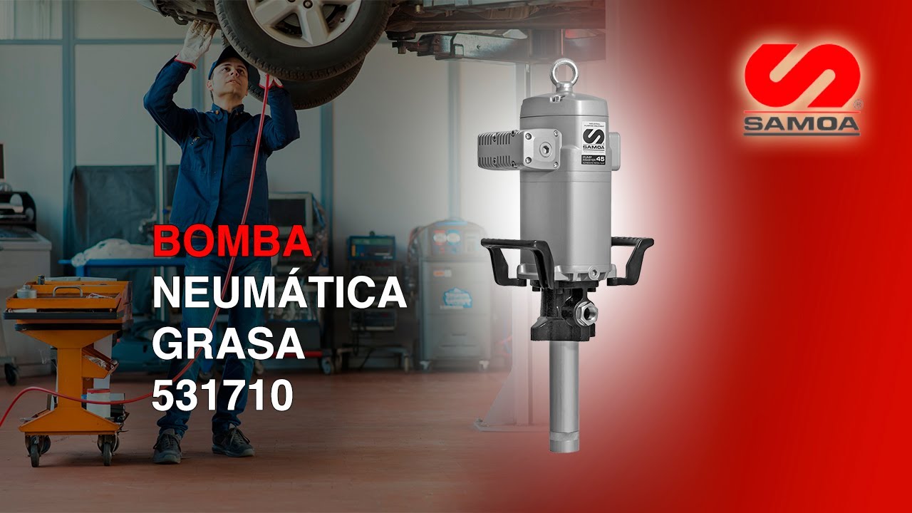 BOMBA NEUMÁTICA GRASA PM45 70:1 Tambor 185 Kg SAMOA - SKU: 48055 - YouTube