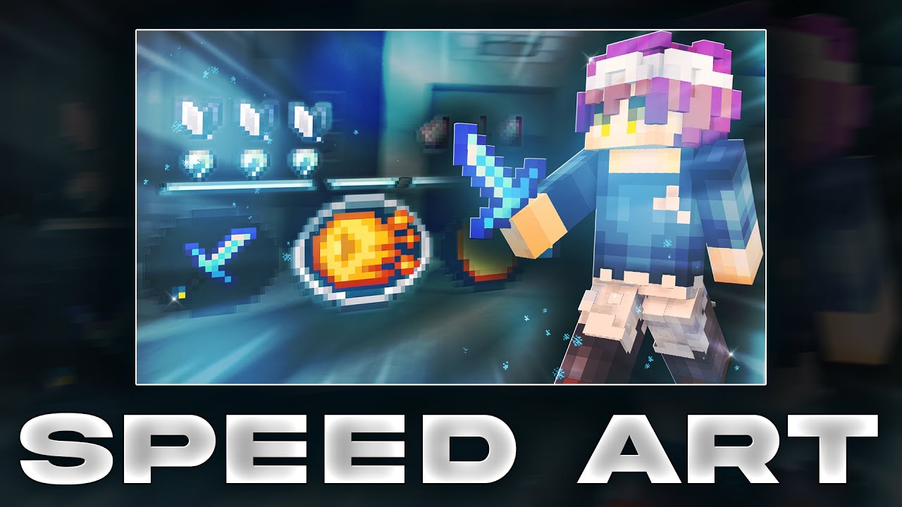 MINECRAFT THUMBNAIL SPEED ART 1 - YouTube