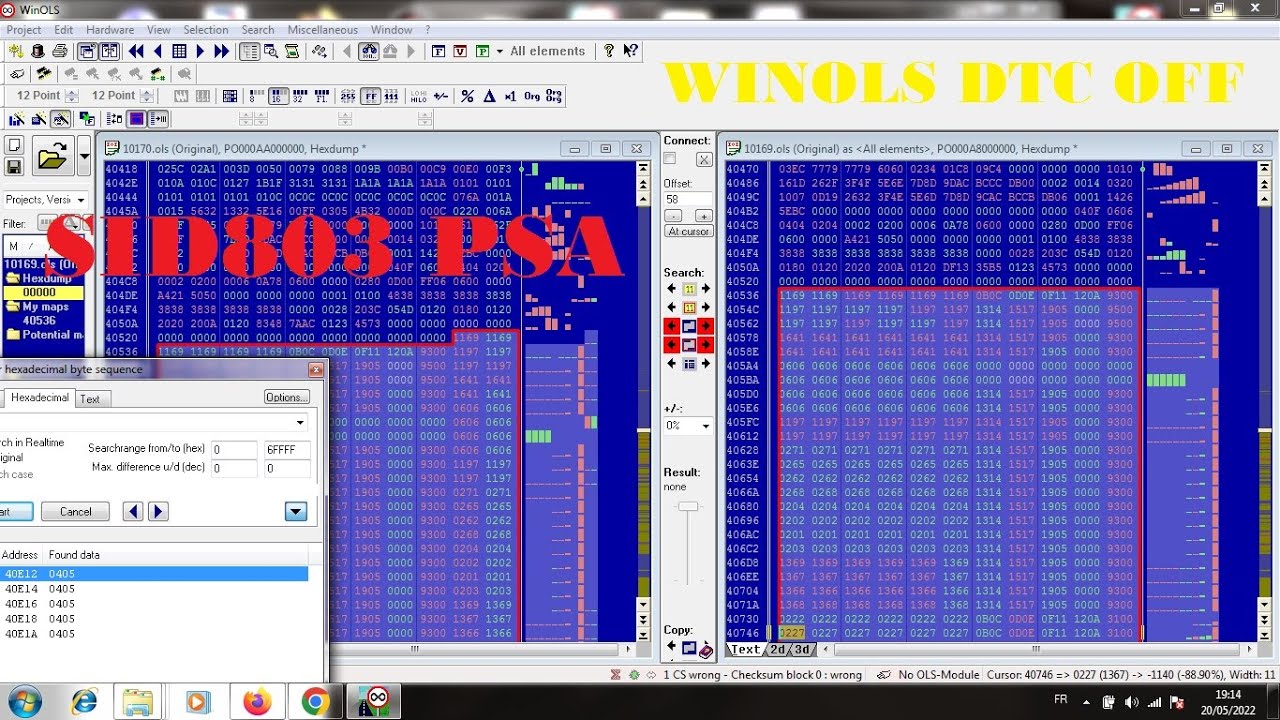 24) WINOLS DTC TABLE & DTC OFF SID803 PSA مسح وإلغاء الأعطال ببرنامج ...