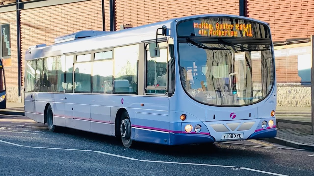 New First Bus Doncaster X First York 69364 On X1 From Sheffield To ...