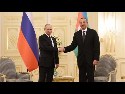 Prezident İlham Aliyev Rusiya Prezidenti Vladimir Putinle görüşüb