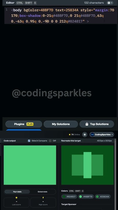 CSS Battle Daily Targets: July 18, 2024 #html #css #coding #shortsfeed - YouTube