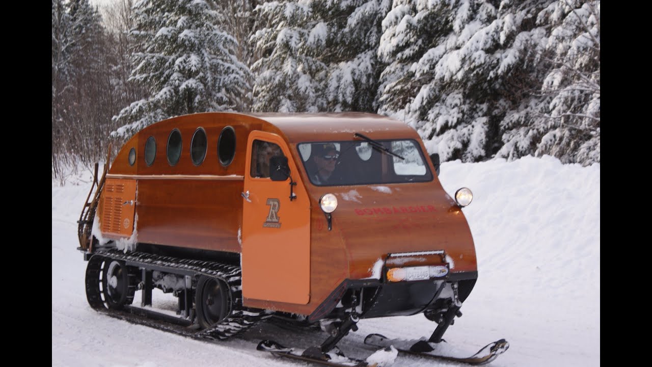 Présentation du Bombardier B12CS 1950: L'autoneige! - YouTube