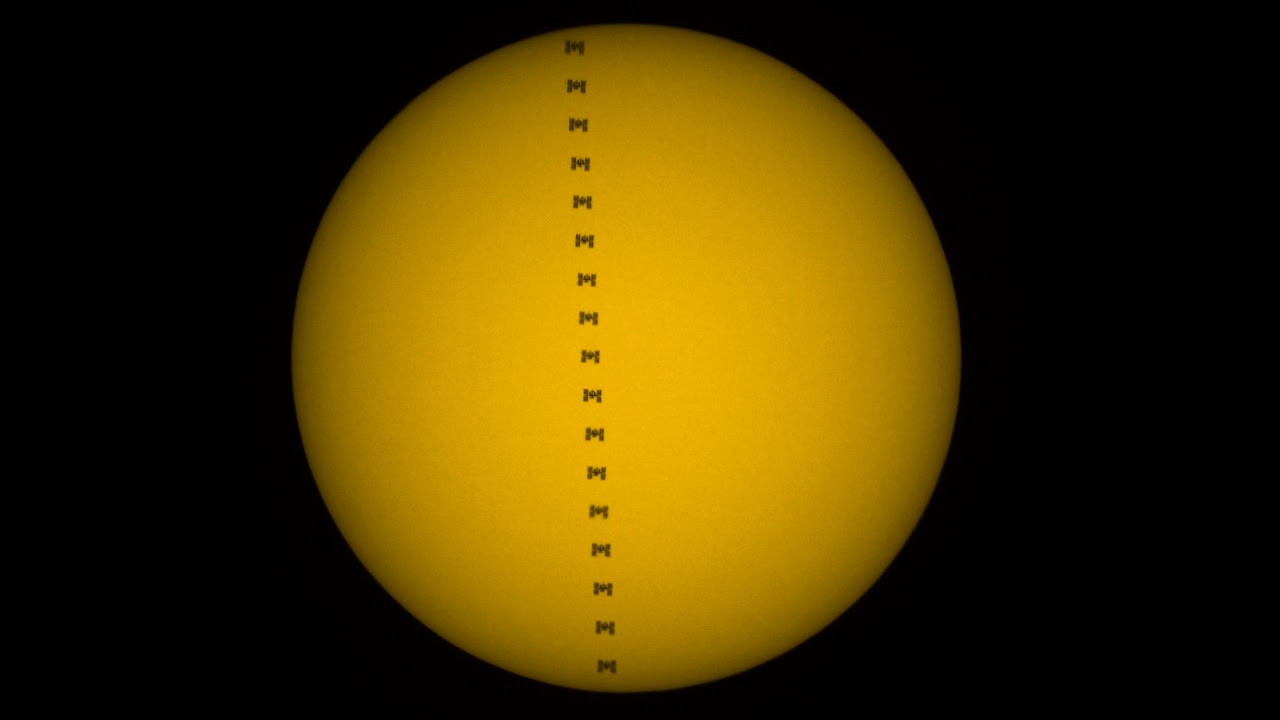 ISS Solar Transit July 2, 2018 | 4K - YouTube