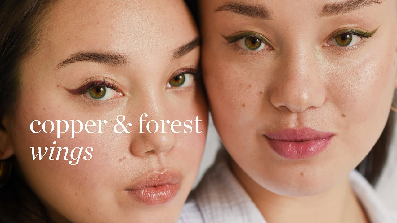 How To Wing Eyeliner | Easy Cat Eye With a Pop of Colour - YouTube