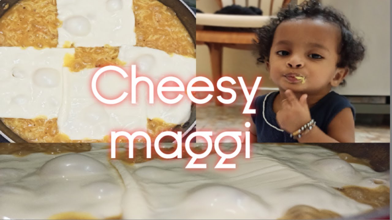 YUMMY@EASY CHEESY MAGGI RECIPE/4-INGREDIENTS ONLY!/MAGGIE WITH CHEESE ...