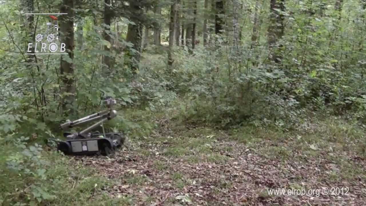 ELROB 2012 - Reconnaissance Trial - ELP - PackBot 510 EOD - YouTube