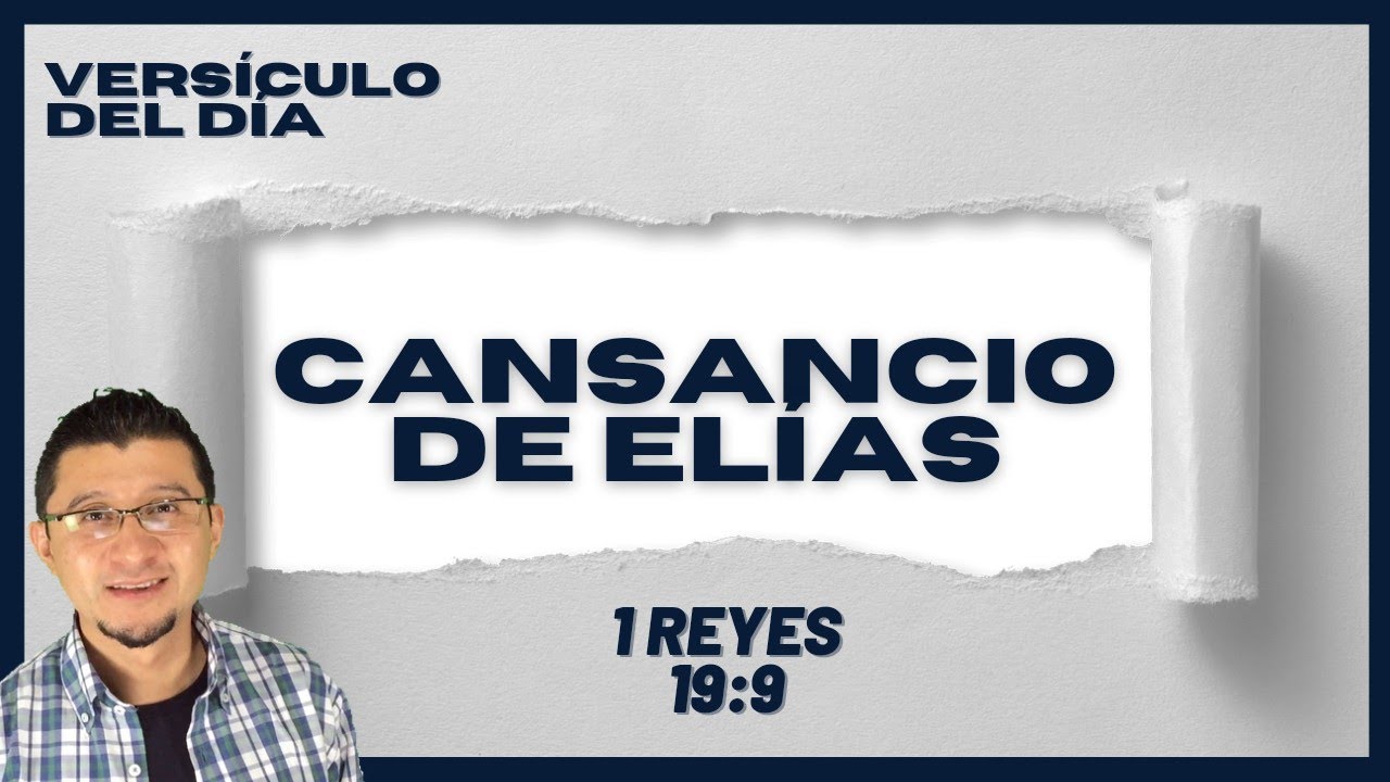 Versículo del día de hoy 1 de Reyes 19:9 ¿Qué haces aquí Elías? - YouTube