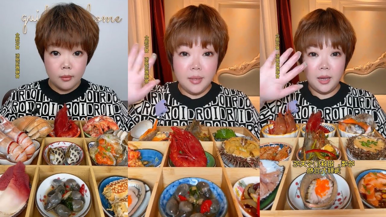 Seafood 92:Peony shrimp 🦐🦐🦐, Crab 🦀🦀🦀, oyster 🦪, Big lobster 🦞#mukbang ...