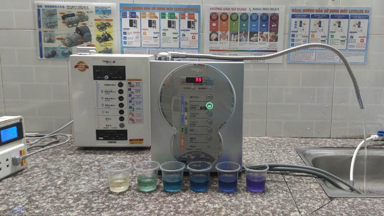 TRÊN TAY MÁY LỌC NƯỚC TREVI FW-307 SIÊU LƯỚT ĐẸP. LH: 0933.168678 - YouTube
