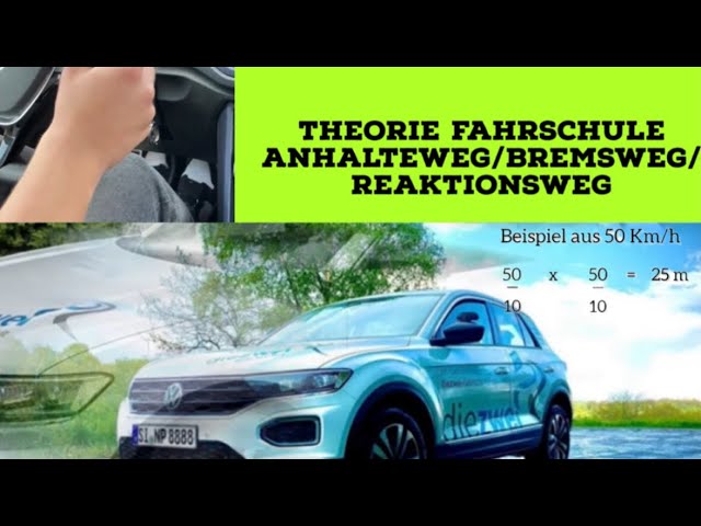 Reaktionsweg 50 Km H Réduction De Vitesse