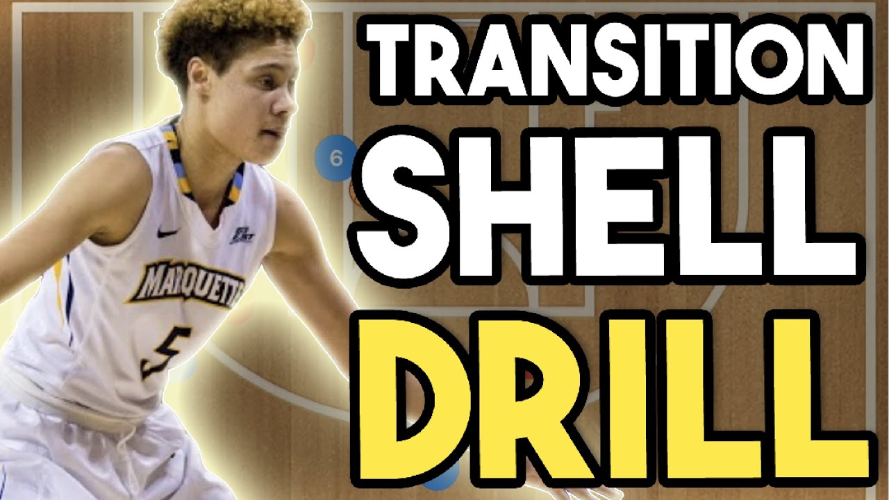 Transition Basketball Shell Defense Drills - YouTube