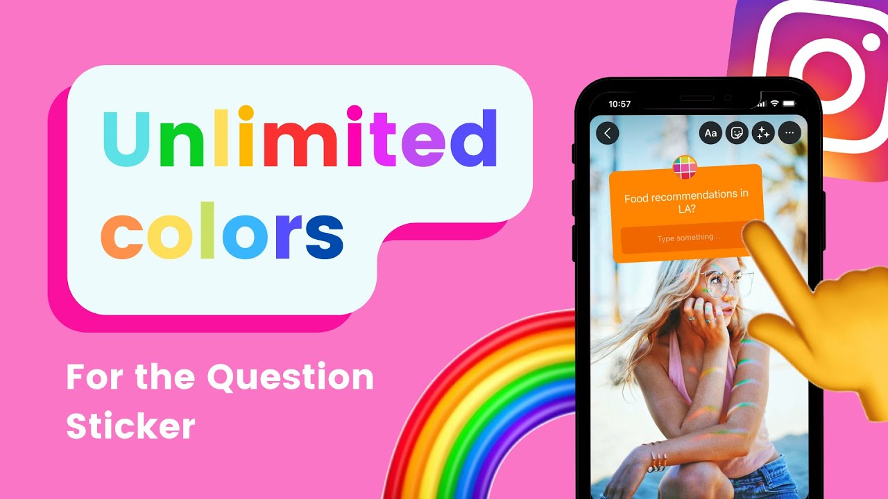 2 TRICKS to Change Question Box COLOR on Instagram Story (if you have ...