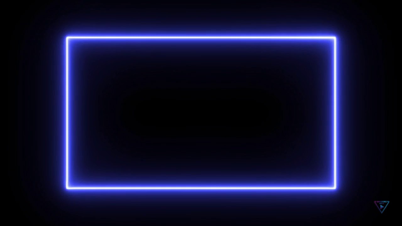 ANIMATED WEBCAM OVERLAY "NEON BLUE ENERGY" - YouTube